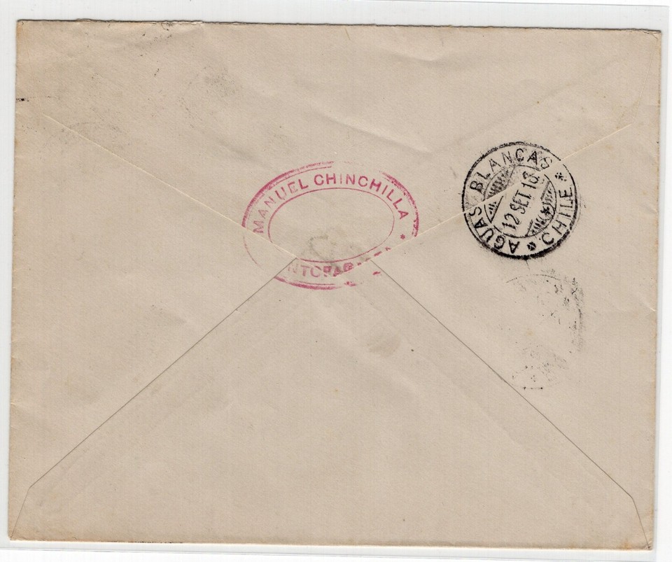 Chile 1916 Saltpeter Office BONASONT "AGUAS BLANCAS" receipt | eBay