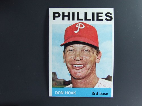 Don Hoak Bob Bruce Jim King 1964 Topps Wrong Back Error | eBay