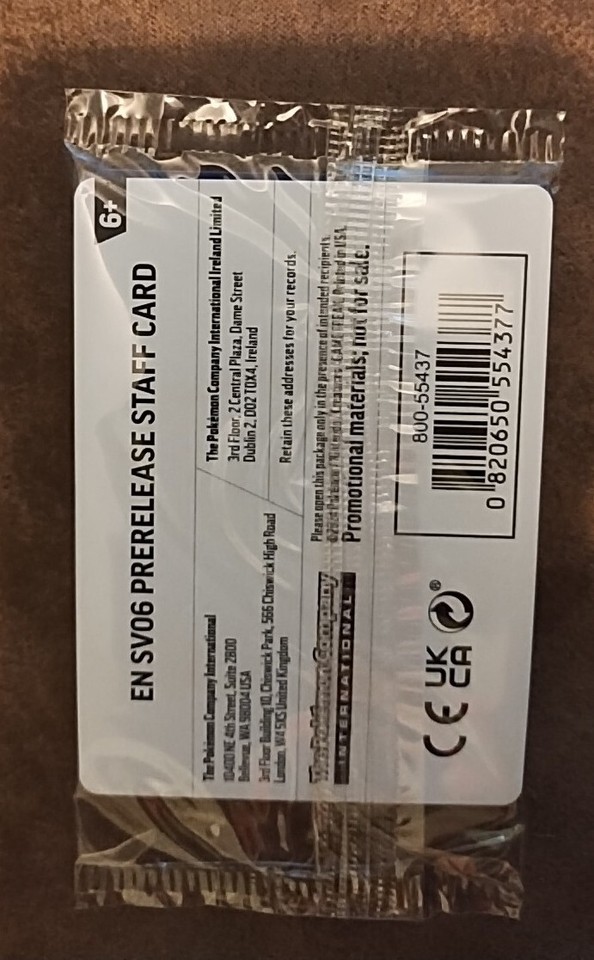 Pokemon TCG Twilight Masquerade Staff Promos | eBay