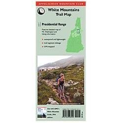 AMC Map: Presidential Range : White Mountains Trail Map by Appalachian ...