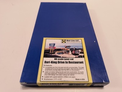 Blair Line LLC - HO Dari-King Drive In - Kit #182 - HO Scale | eBay