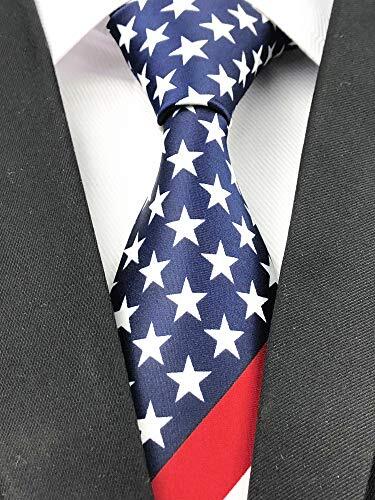 Men's Plaid Check Stripe Ties Pattern Business One Size Red Blue White ...