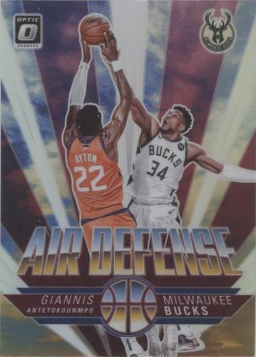 2021-22 Panini Donruss Optic - Air Defense Giannis Antetokounmpo #3 ...