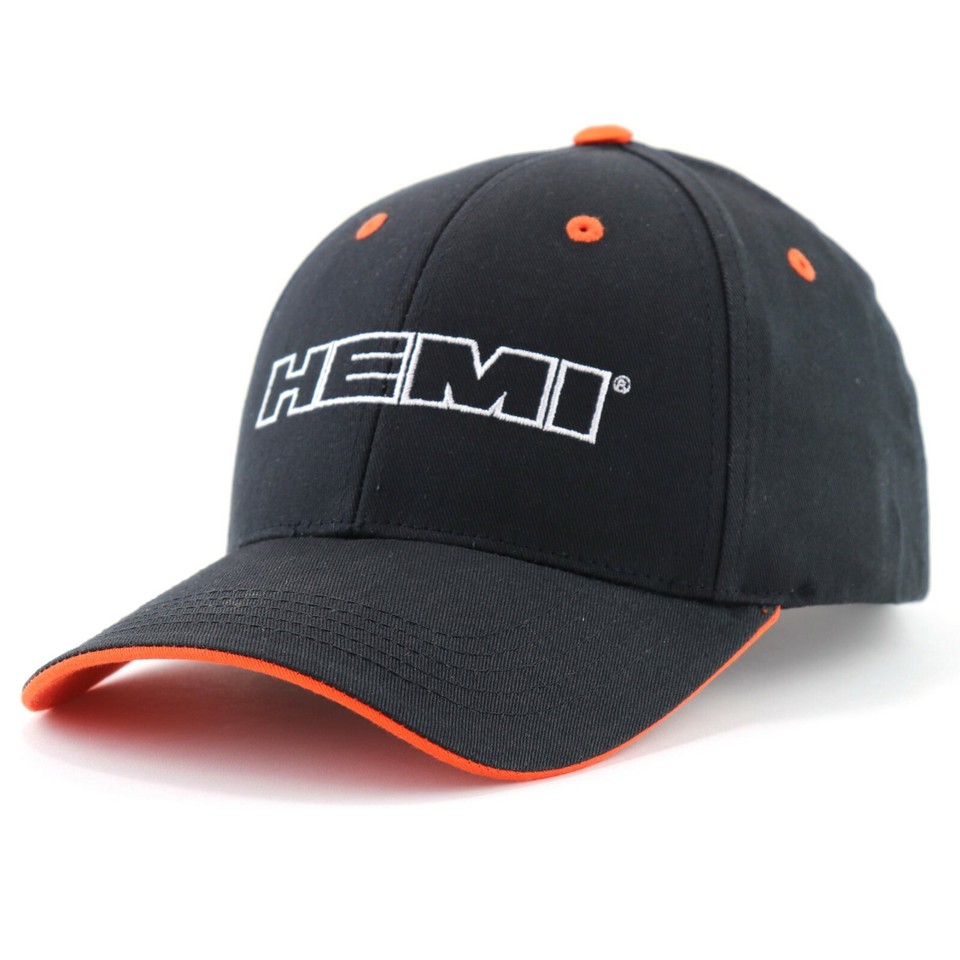 Hemi Baseball Hat Ball Cap Black Official Licensed Mopar Dodge Chrysler ...