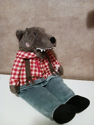 IKEA LUFSIG Big Bad Wolf Little Red Riding Hood Plush Stuffed Animal 18 ...