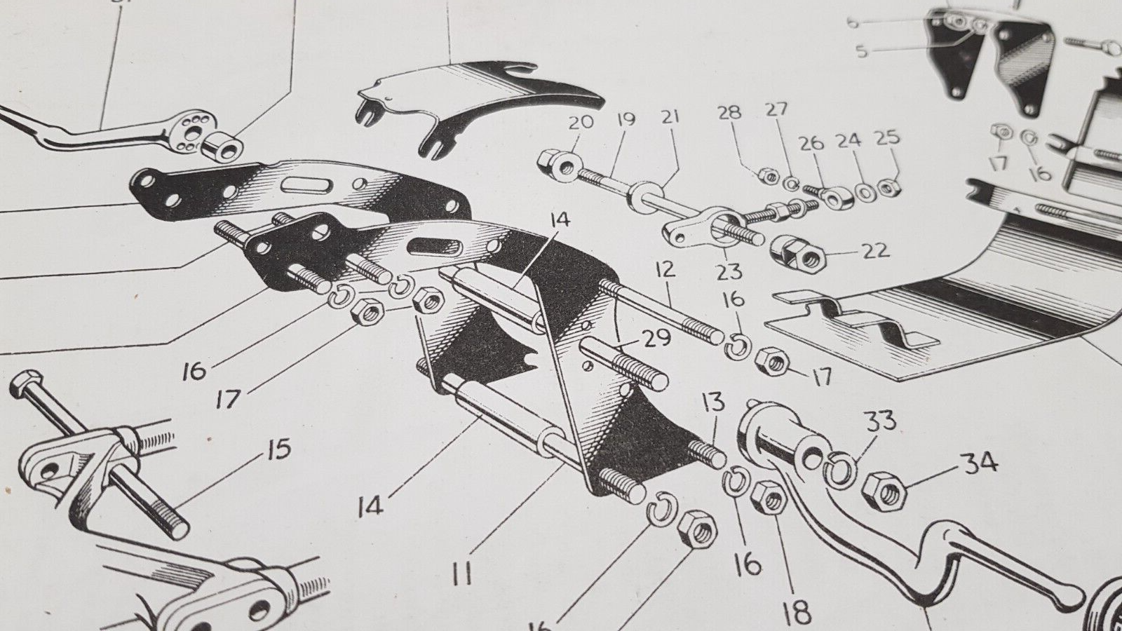 TRIUMPH PRE UNIT ENGINE PLATE DISTANCE TUBE F862 1938-62 5T T100 6T ...