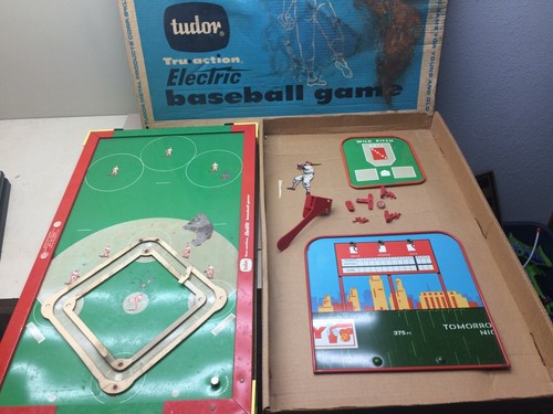 1960's Tudor Tru-Action Electric Baseball Game | eBay