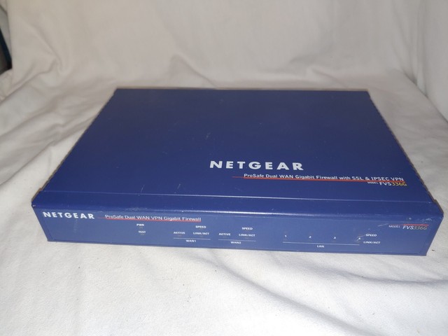 NETGEAR ProSafe Dual Wan SSL VPN Firewall Fvs336g V2 for sale online | eBay