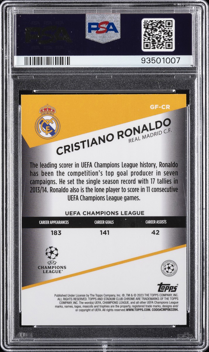 2022-23 #GFCR CRISTIANO RONALDO PSA 10 | eBay 2022-23 #GFCR CRISTIANO RONALDO PSA 10 | eBay