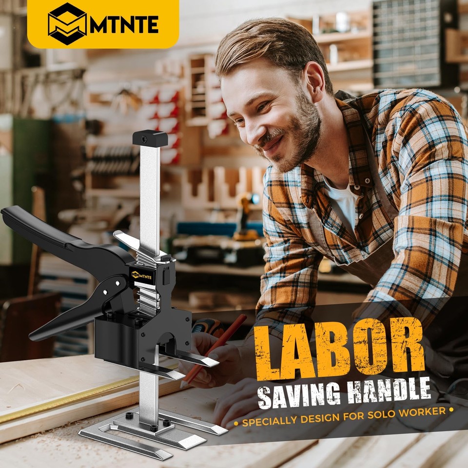 Labor Saving Arm Jack Handle 12 in Furniture Jack Drywall Lift for Wall ...