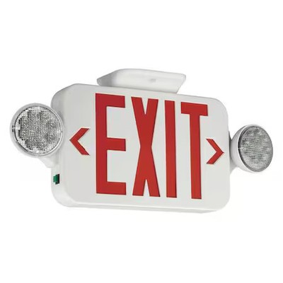 Compass Ccrrc Exit Sign With Emergency Lights, 7 1/4 In H X 18 In W ...