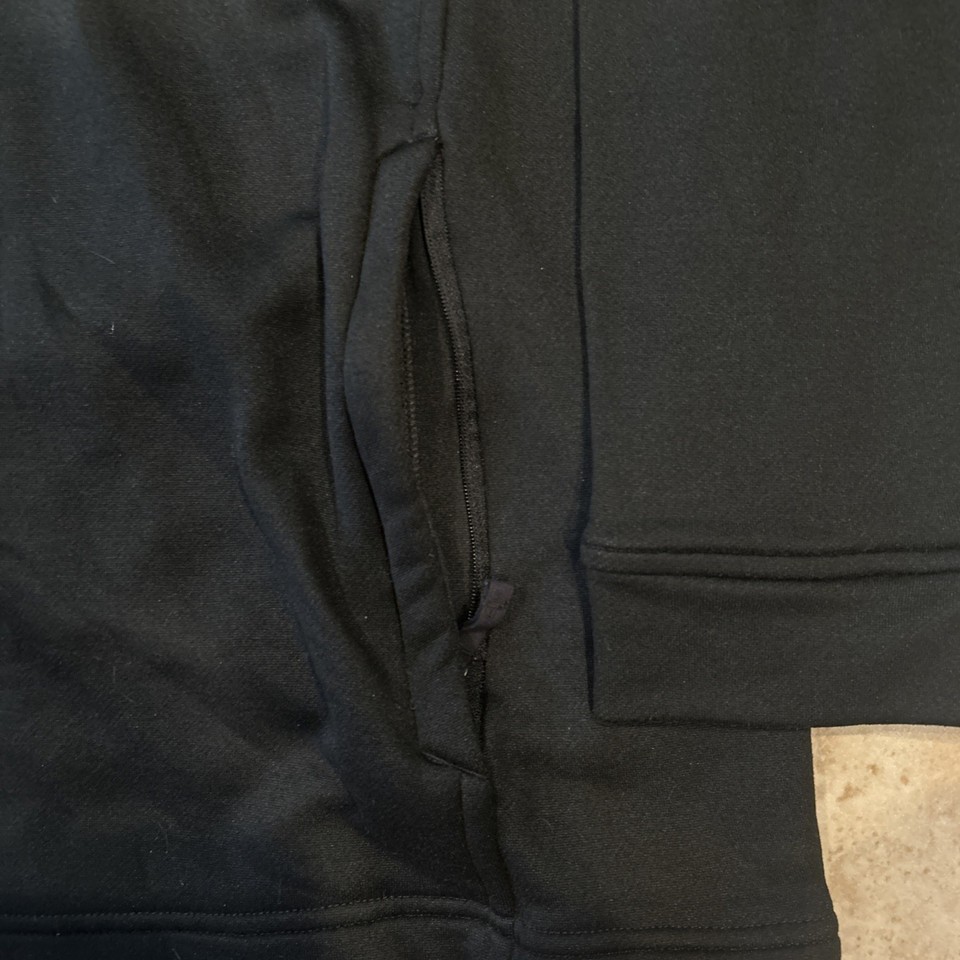 Under Armour Tech Terry Hoodie Men 2XL Black Loose Fit Pullover ...