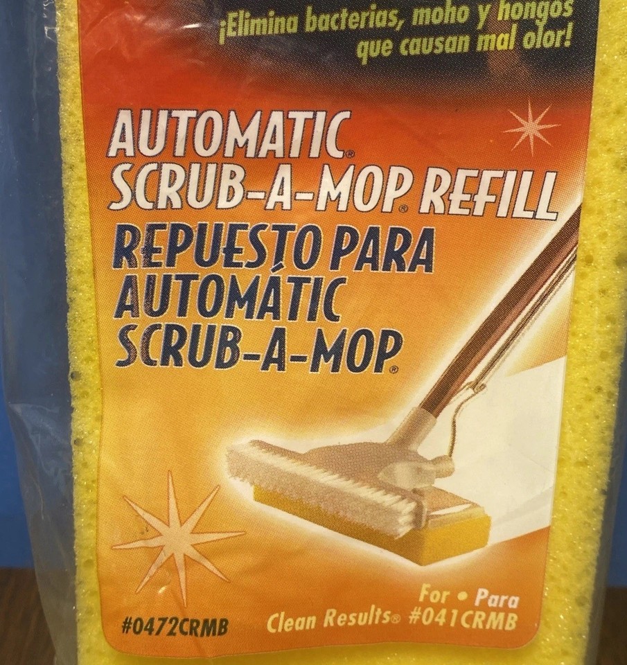 Quickie Sponge Mop Refill Type H Microban 0472CRMB for #041CRMB, USA ...