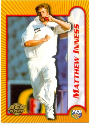 2000 ACB Gold Australian Cricket Signature series S9 Matthew Innes ...