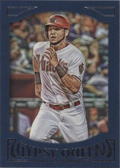 2016 Topps Gypsy Queen - David Peralta #49 Blue Paper Frame for sale ...