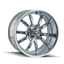 18" Ridler 650 Chrome Wheel 18x8 5x4.75 Rim 0mm | eBay