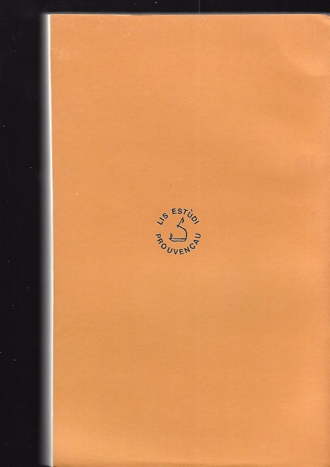 Provencal Verbs and Their Conjugation A-E Louis Bayle L'Astrado REF E13 ...