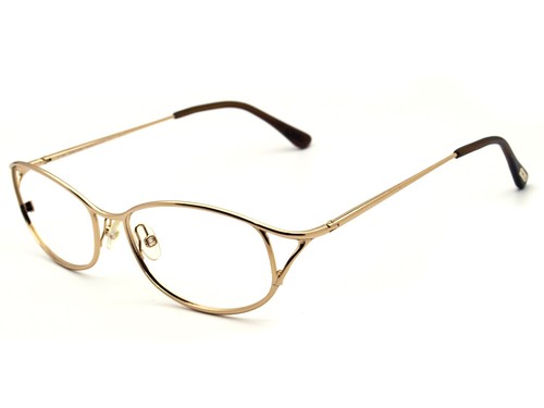 Tom Ford Women's Eyeglasses TF 5118 028 Gold Metal Frame Italy 54[]16 ...