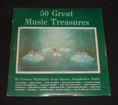 50 Great Music Treasures (2 record set) | eBay