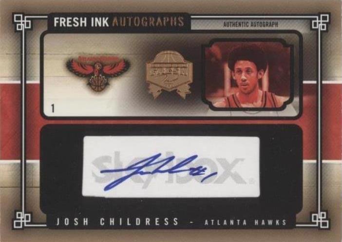 2004-05 Skybox Fresh Ink - Fresh Ink Autographs Josh Childress #FIA-JC ...