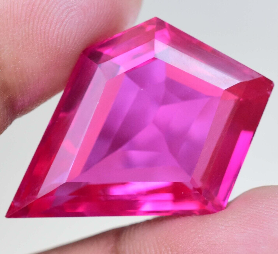 Natural Mogok Rose Pink Ruby 51.55 Ct Certified Stunning Fancy Shape ...