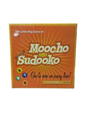 NEW SEALED Moocho Sudooko Board Game The Little Big Game 1-4 Player ...