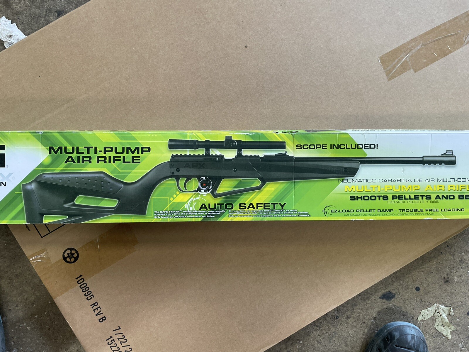 Umarex NXG APX EZ Load .177 Pellet BB Gun Multi-Pump Air Rifle w/ Scope ...