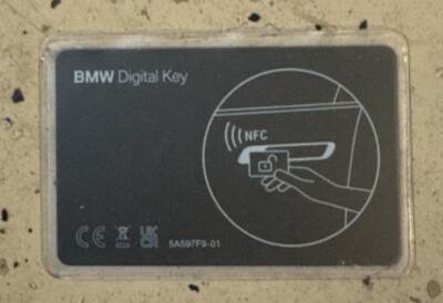 BMW OEM Genuine NFC Digital Key Card 5A597F9-01 2024 BMW. NICE! | eBay