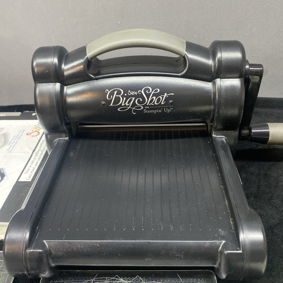 Sizzix Big Shot Machine Stampin' Up Black Die Cutter Embossing Machine ...