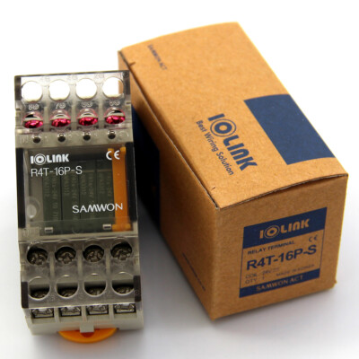 2Pcs R4T-16P-S 24VDC 4-position Relay Output Module PA1a-24V | eBay