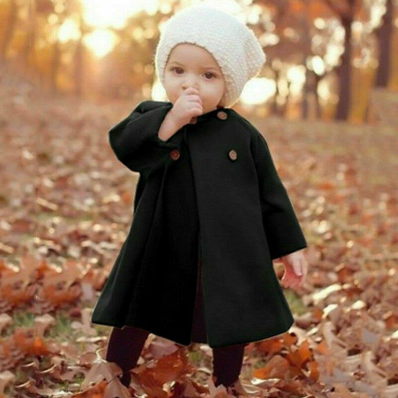Newborn Infant Baby Girls Clothes Cloak Type Coat Fall /Winter Jacket ...