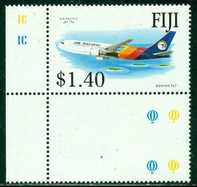 FIJI SCOTT # 656, BOEING 767 AIRPLANE, MINT, OG, NH, GREAT PRICE ...