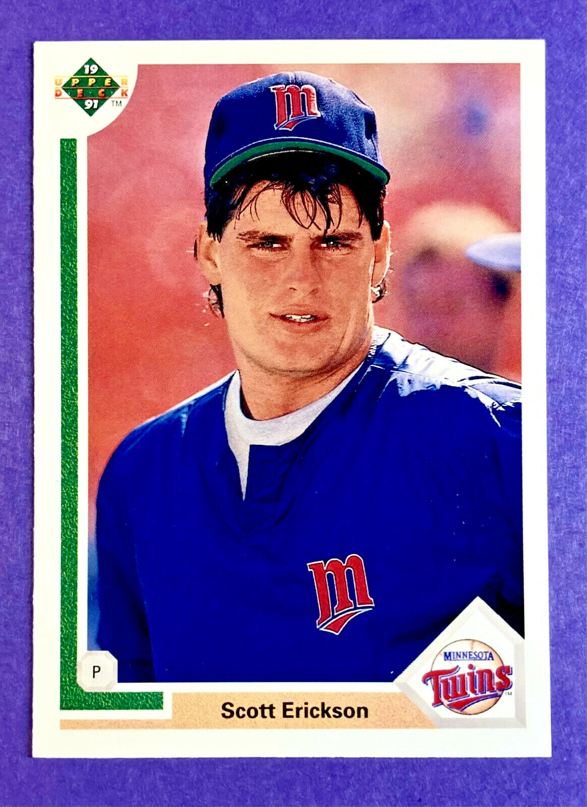 1991 Upper Deck Scott Erickson #522 Baseball Card Minnesota Twins | eBay