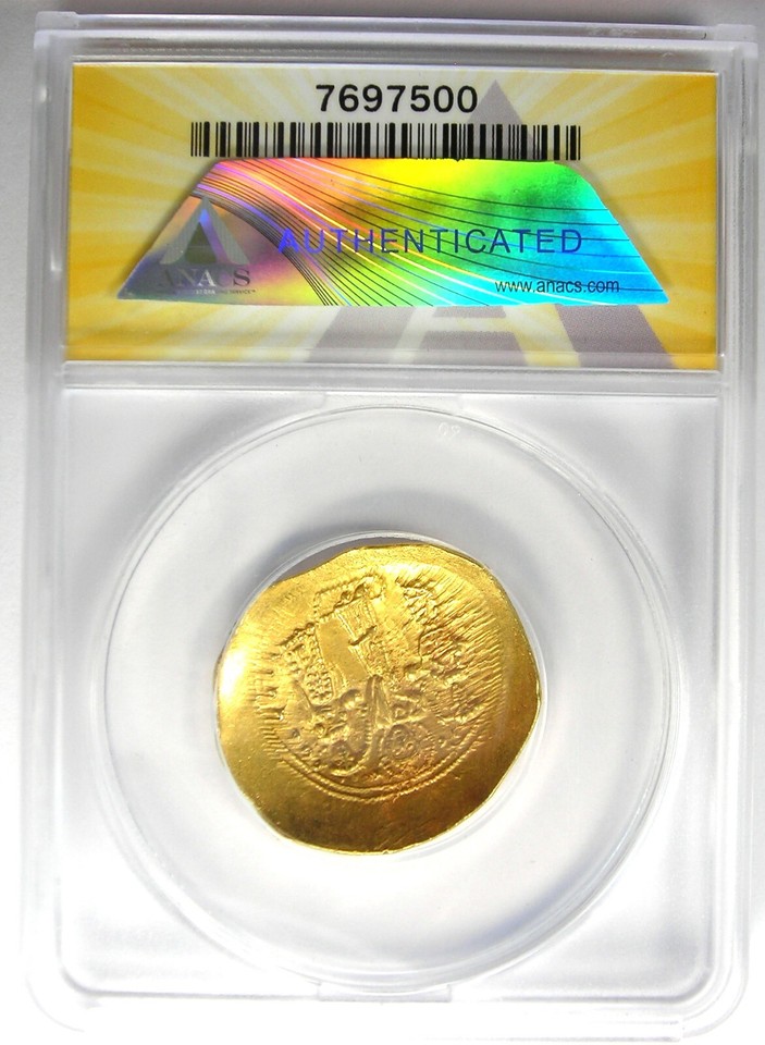 Romanus IV AV Gold Nomisma Christ Coin 1068-1071 AD - Certified ANACS ...