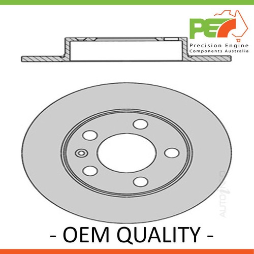 2x New *PROTEX* Disk Brake Rotors - Rear Fits AUDI A1 8X 4D H/B FWD.. | eBay