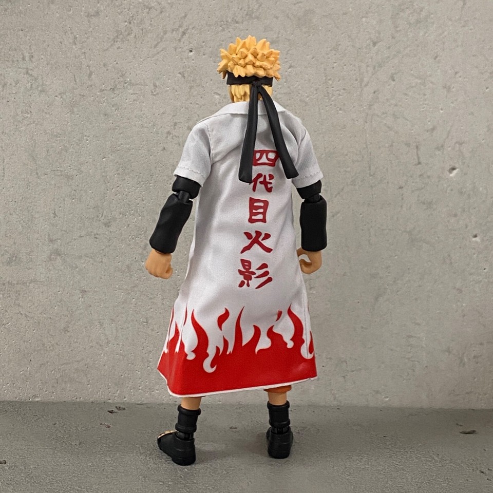 PB-R-HOK: 1/12 scale custom wired fabric 4th Hokage Robe for SHF Naruto ...