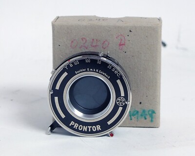 Prontor 0240 Shutter Gauthier Fotoverschlusse 1949 NEW NOS | eBay