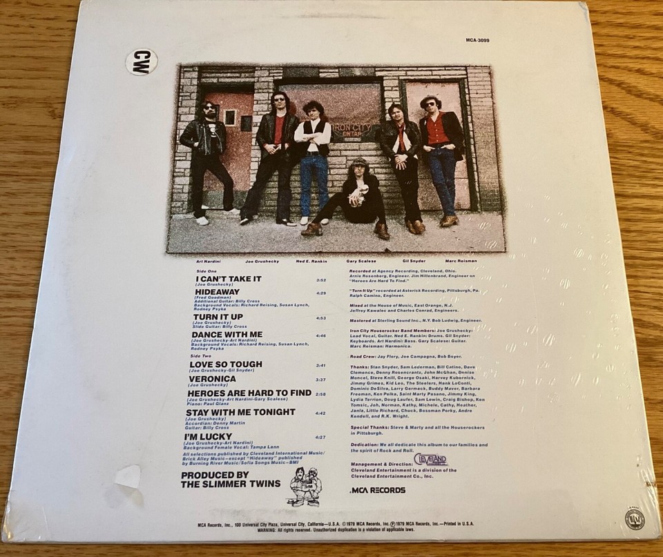 Iron City Houserockers “Love’s So Tough" Sealed 33 1/3 rpm LP record ...