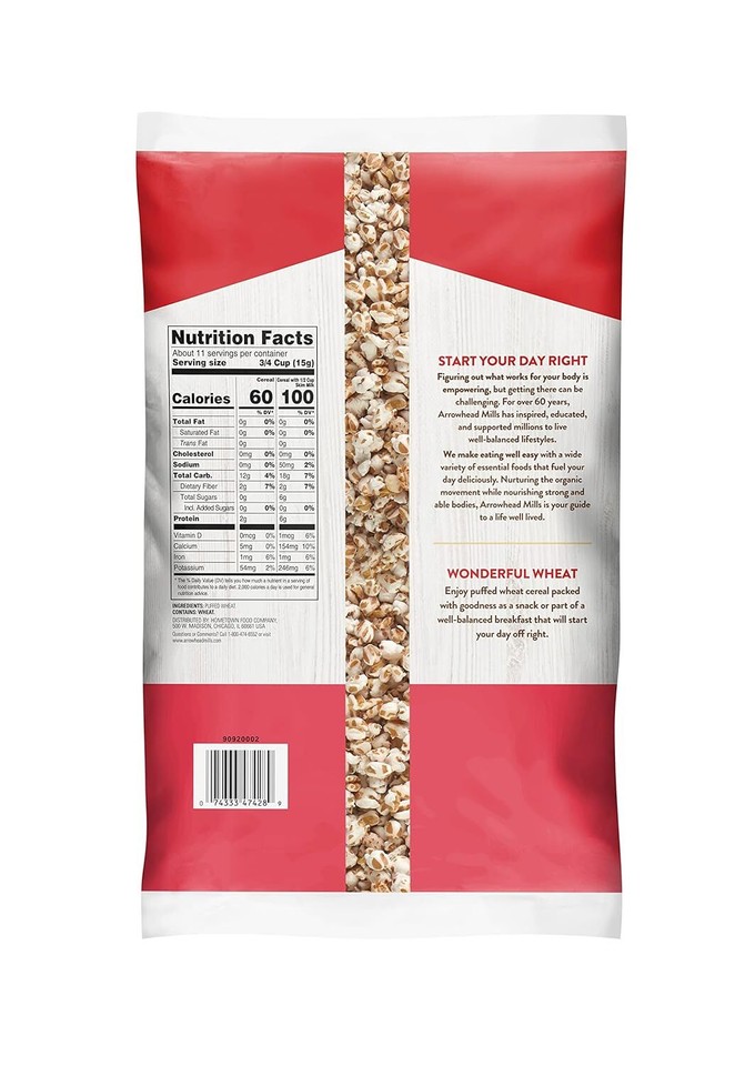 Cereal De Trigo Inflado, 6 Oz - Paquete De 4 | eBay