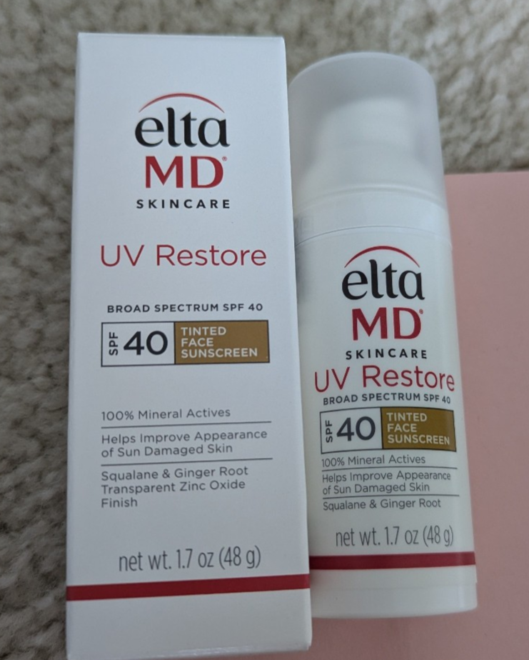 Elta MD Tinted UV Daily Broad Spectrum SPF 40 1.7oz 48g EXP 1/2027 New ...