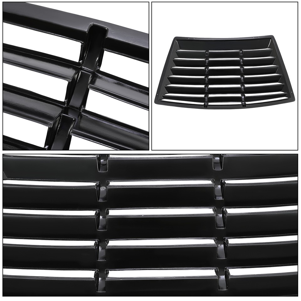 KUAFU 1979-1993 Ford Mustang Fastback Rear Window Louver Sun Shade ...