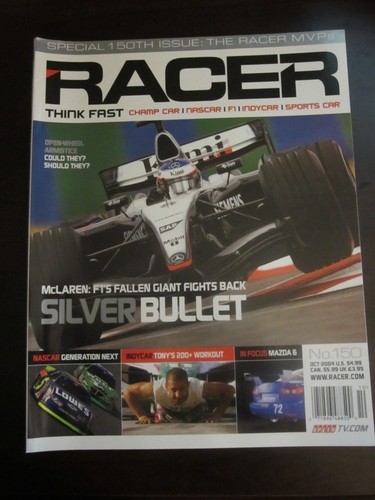 Racer Magazine October 2004 Silver Bullet McLaren F1's Fallen Giant ...