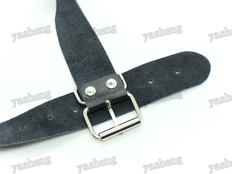 Quality Genuine Real Leather O Ring Open Mouth Ring | eBay