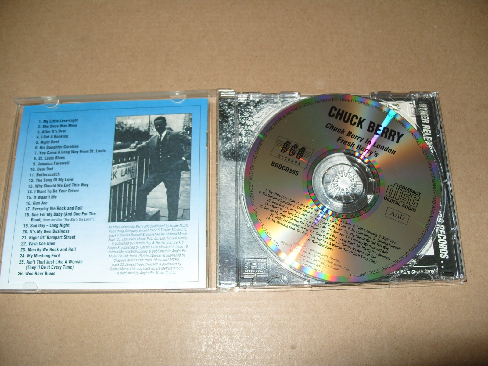 Chuck Berry in London/Fresh Berrys by Chuck Berry (CD, 2000) for sale ...