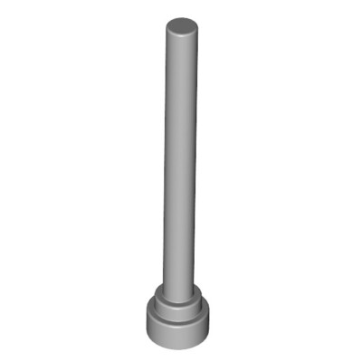 LEGO Steine 10x Medium Steingrau 1x4 Antenne Flagge Stange 4211473 3957 ...
