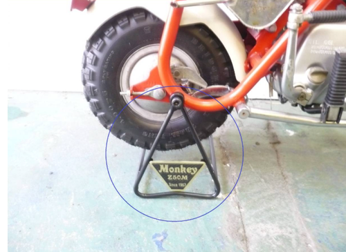 Honda Monkey Z50M Front and rear stand with nameplate New Japan | eBay