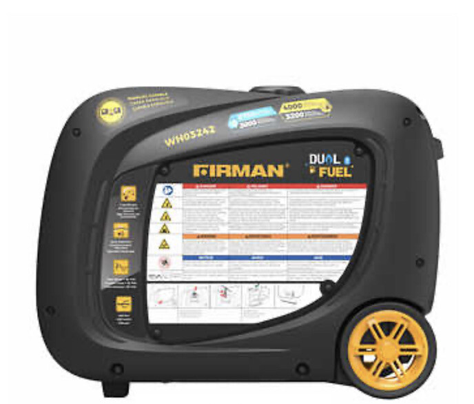 Firman Inverter Generator 3000W For Camping Project/Work Dual Fuel Fast ...