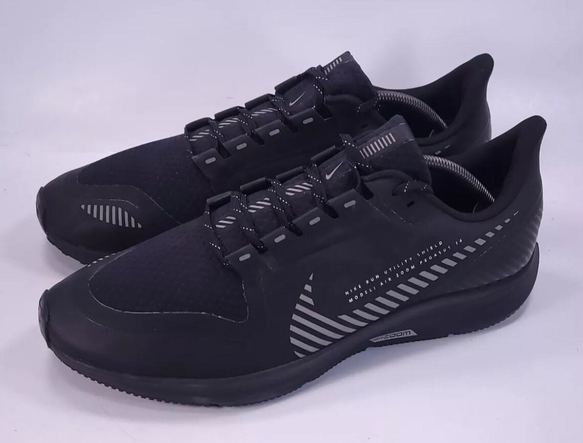 Nike Air Zoom Black Pegasus 36 Running Shoes AQ8005 M… - Gem