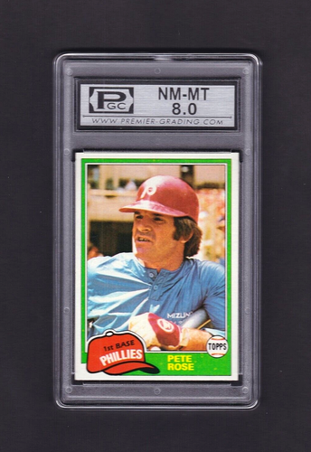 1981 Topps #180 Pete Rose - PGC 8.0 [NM/MT] | eBay