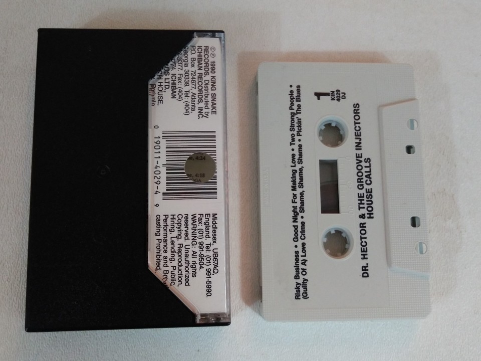Dr. Hector & The Groove Injectors House Calls CASSETTE TAPE KIN 4029 MC ...
